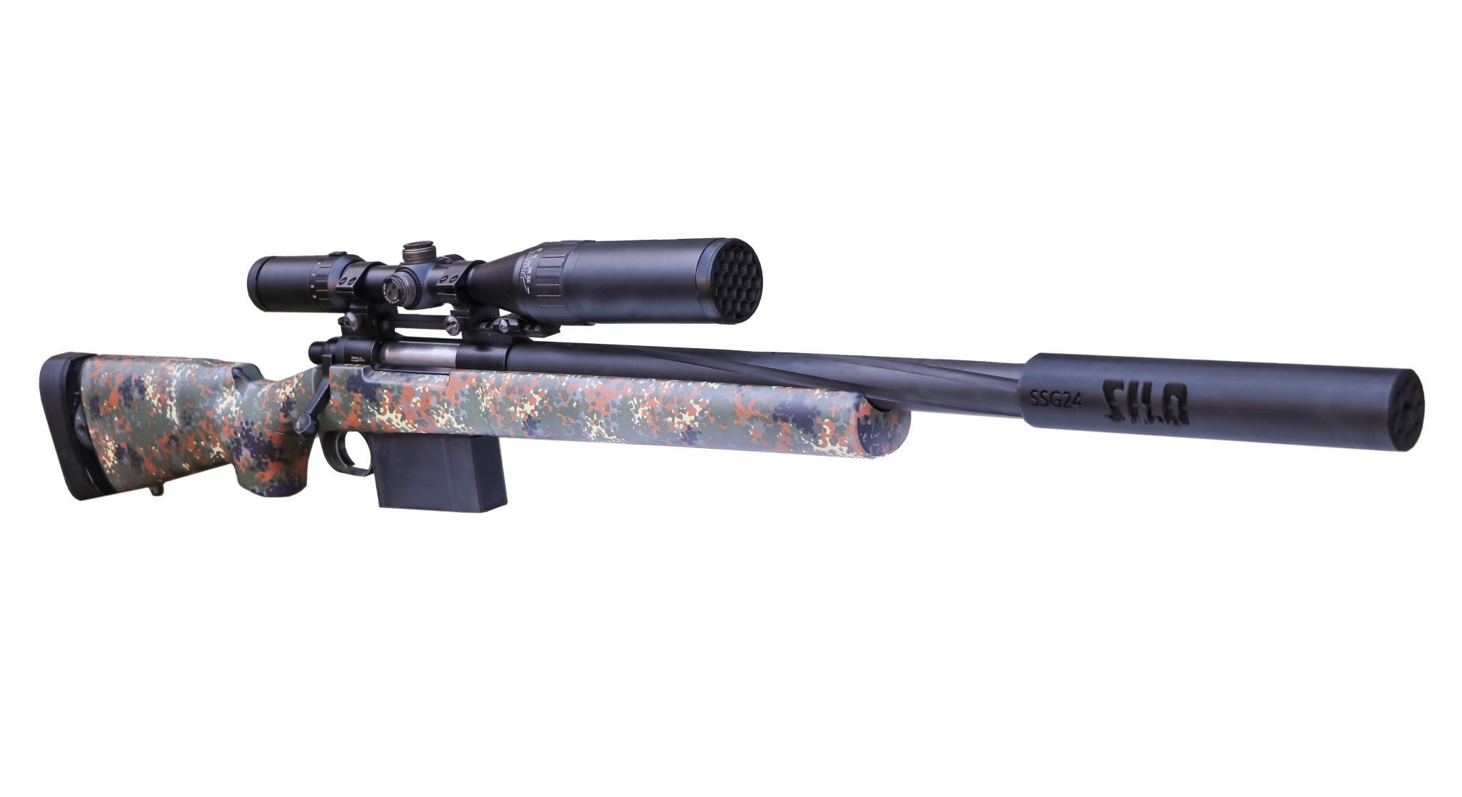 SSG24 Over-Barrel Crazy Jet Suppressor - Silo Airsoft Webshop