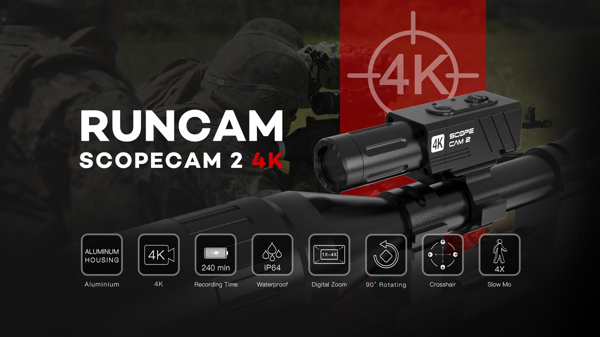RunCam Scope Cam 2 4K - Silo Airsoft